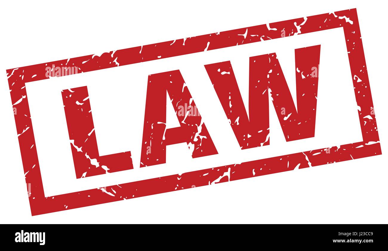square grunge red law stamp Stock Vector Image & Art - Alamy