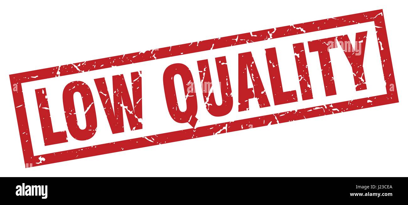 square grunge red low quality stamp Stock Vector Image & Art - Alamy