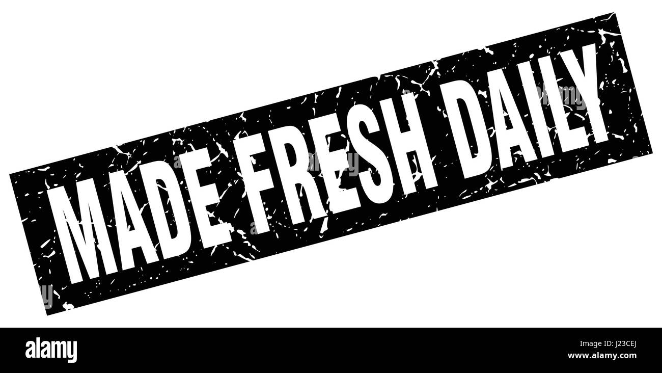 Made fresh daily Stock Vector Images - Alamy