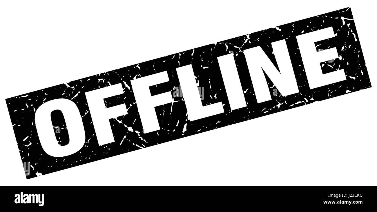 Offline stamp Black and White Stock Photos & Images - Alamy