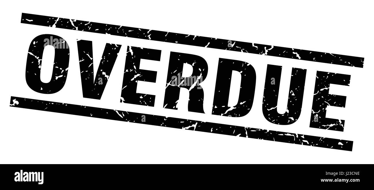 Overdue stamp Black and White Stock Photos & Images - Alamy
