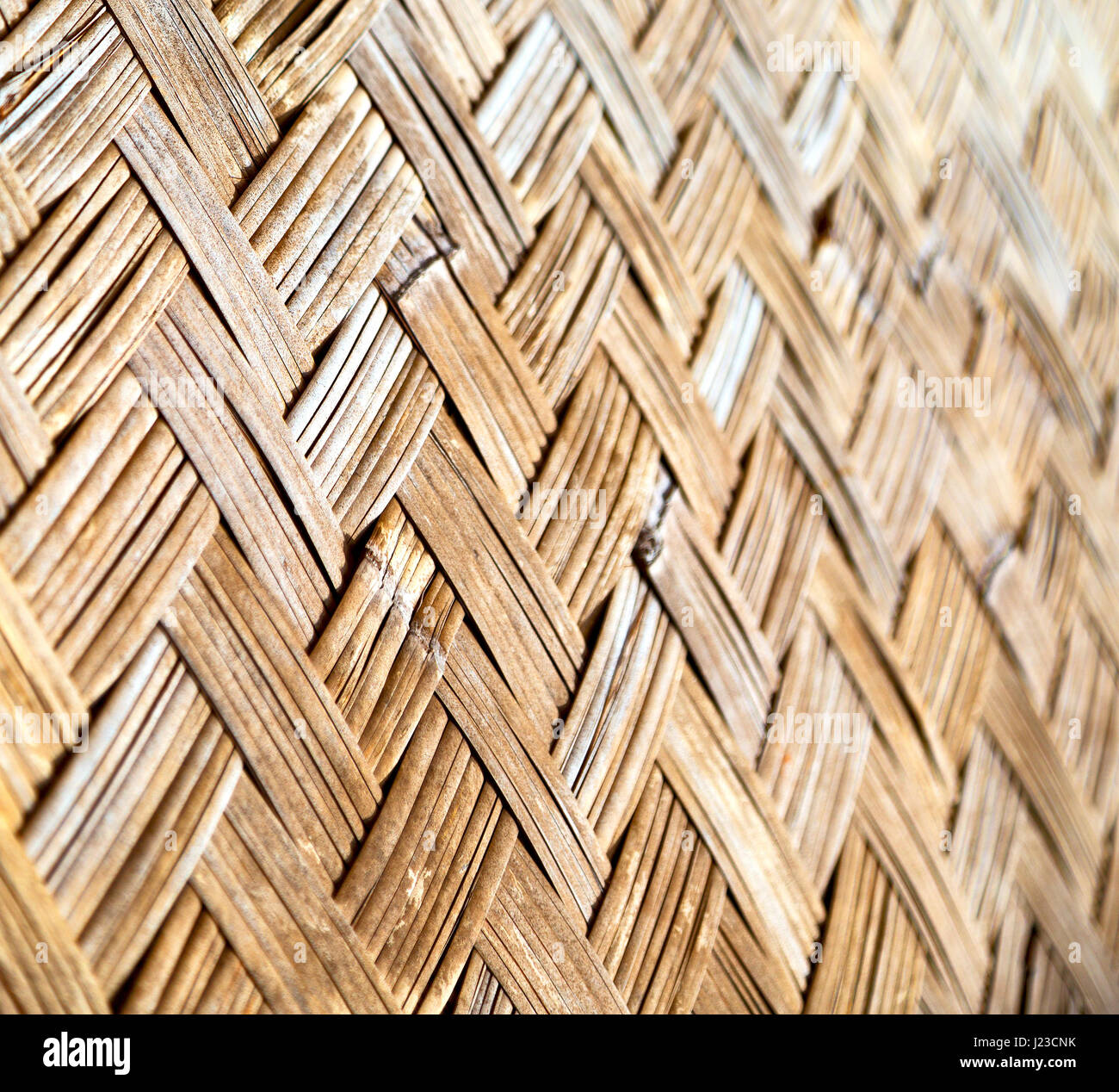 a wall build on wicker bamboo like abstract vintage surface Stock Photo ...