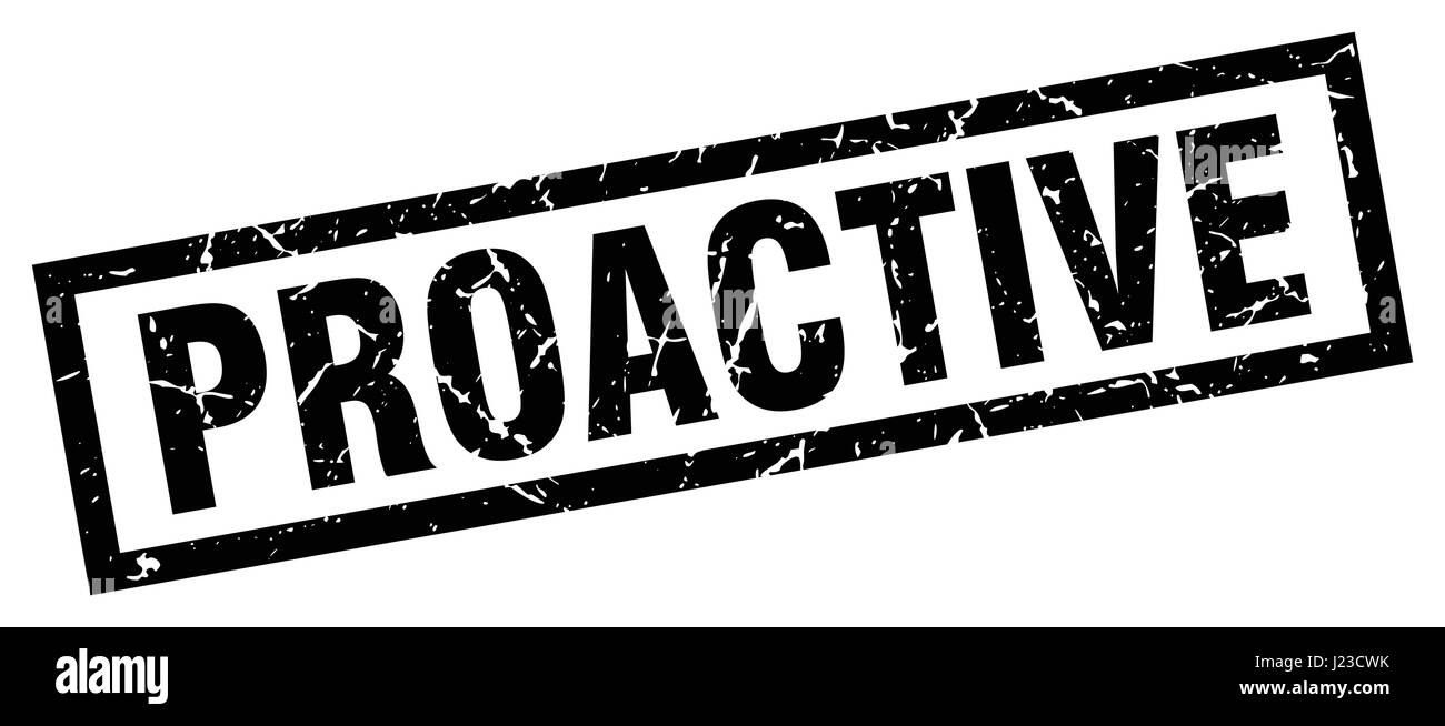 Proactive rubber stamp hi-res stock photography and images - Alamy