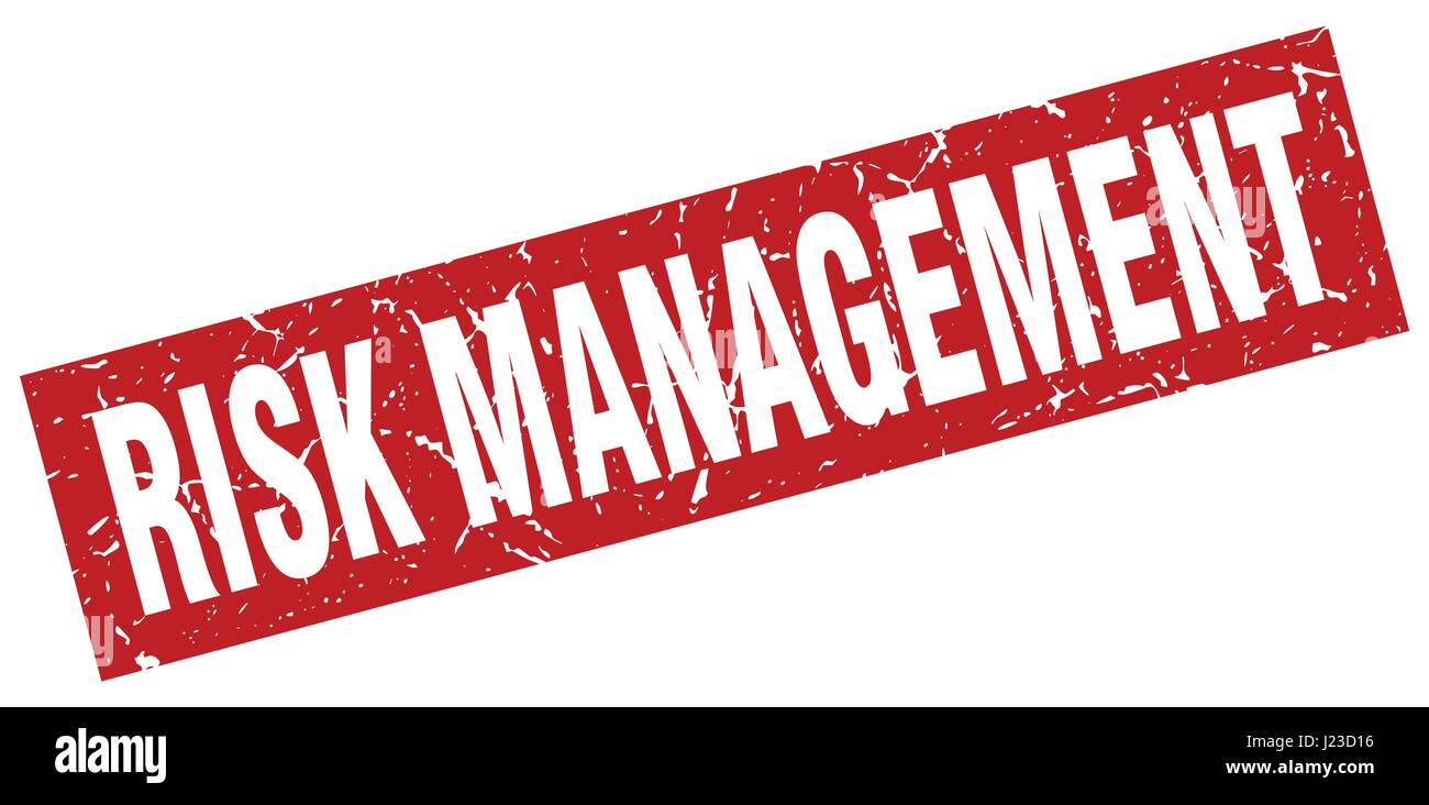 Risk management stamp square Stock Vector Images - Alamy