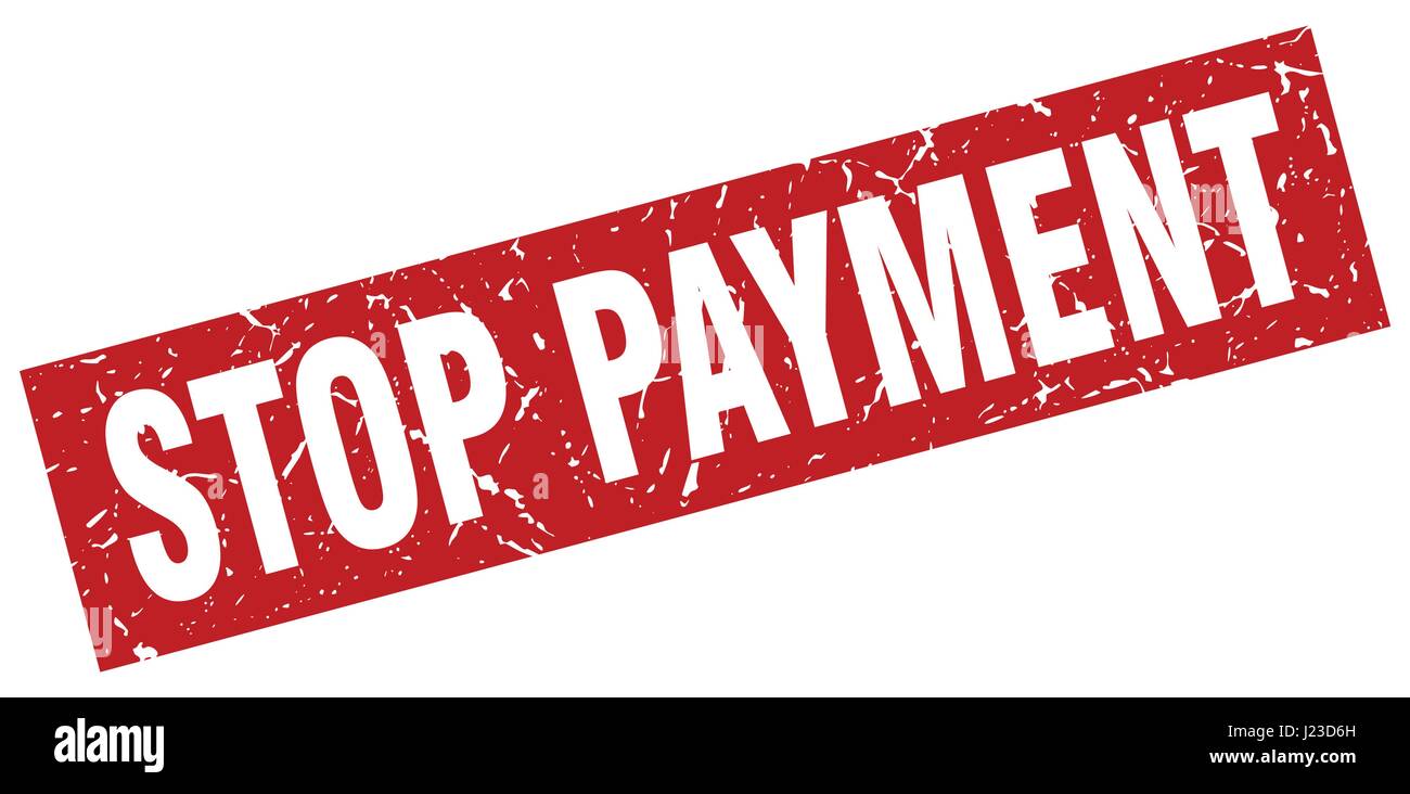 Stop payment seal hi-res stock photography and images - Alamy