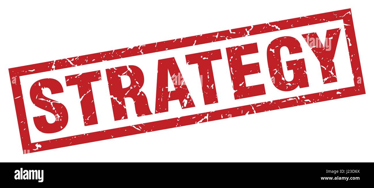 Strategy red square sticker hi-res stock photography and images - Alamy