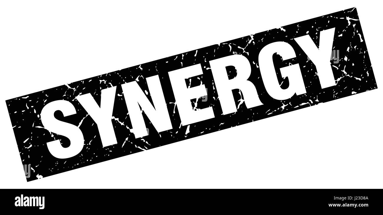 Synergy stamp Black and White Stock Photos & Images - Alamy