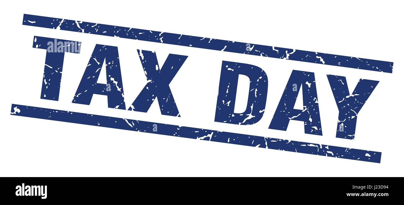 Tax day blue grunge hi-res stock photography and images - Alamy