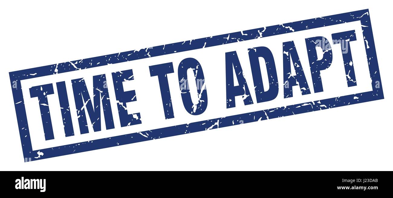 Time for adapt Stock Vector Images - Alamy