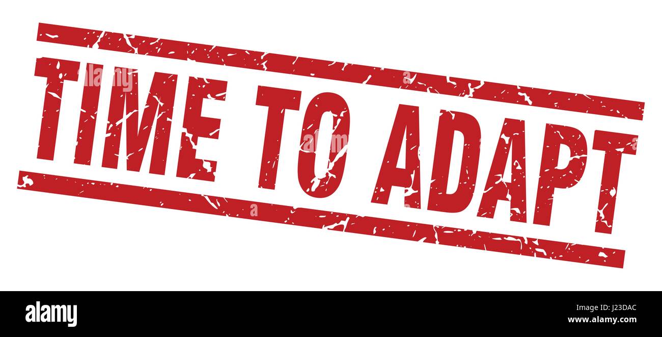 Time for adapt Stock Vector Images - Alamy