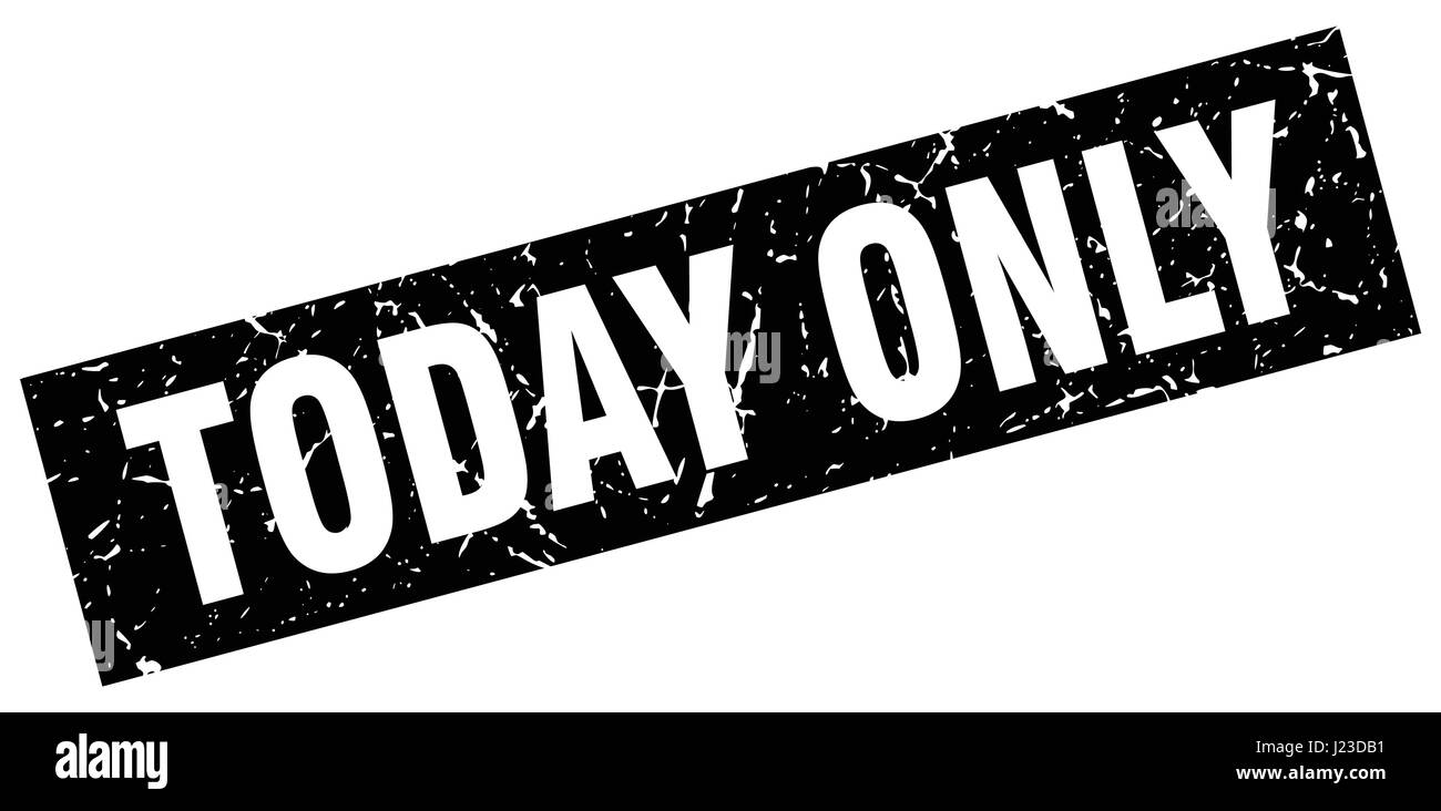 Only today badge Black and White Stock Photos & Images - Alamy