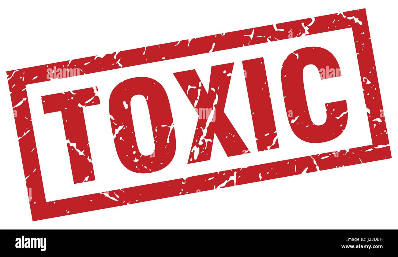 square grunge red toxic stamp Stock Vector Image & Art - Alamy