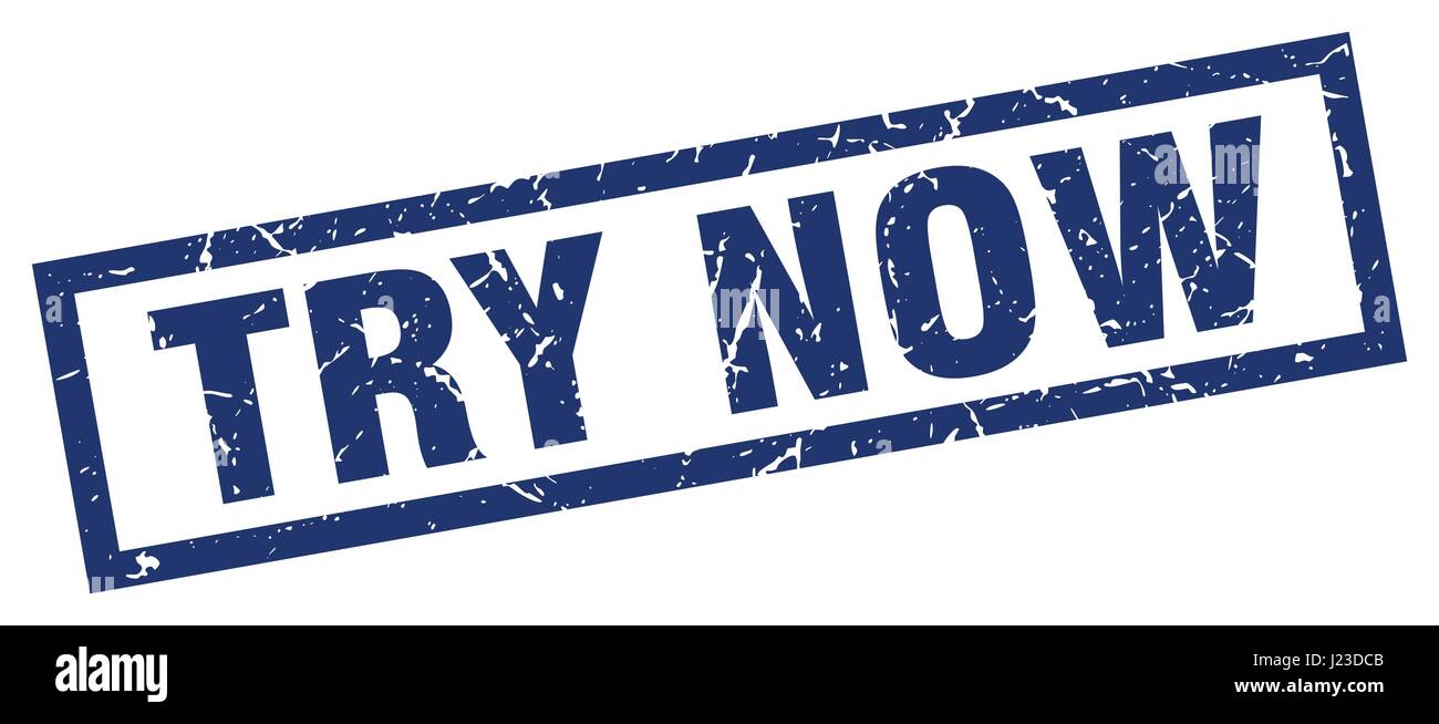 Try it now seal Stock Vector Images - Alamy