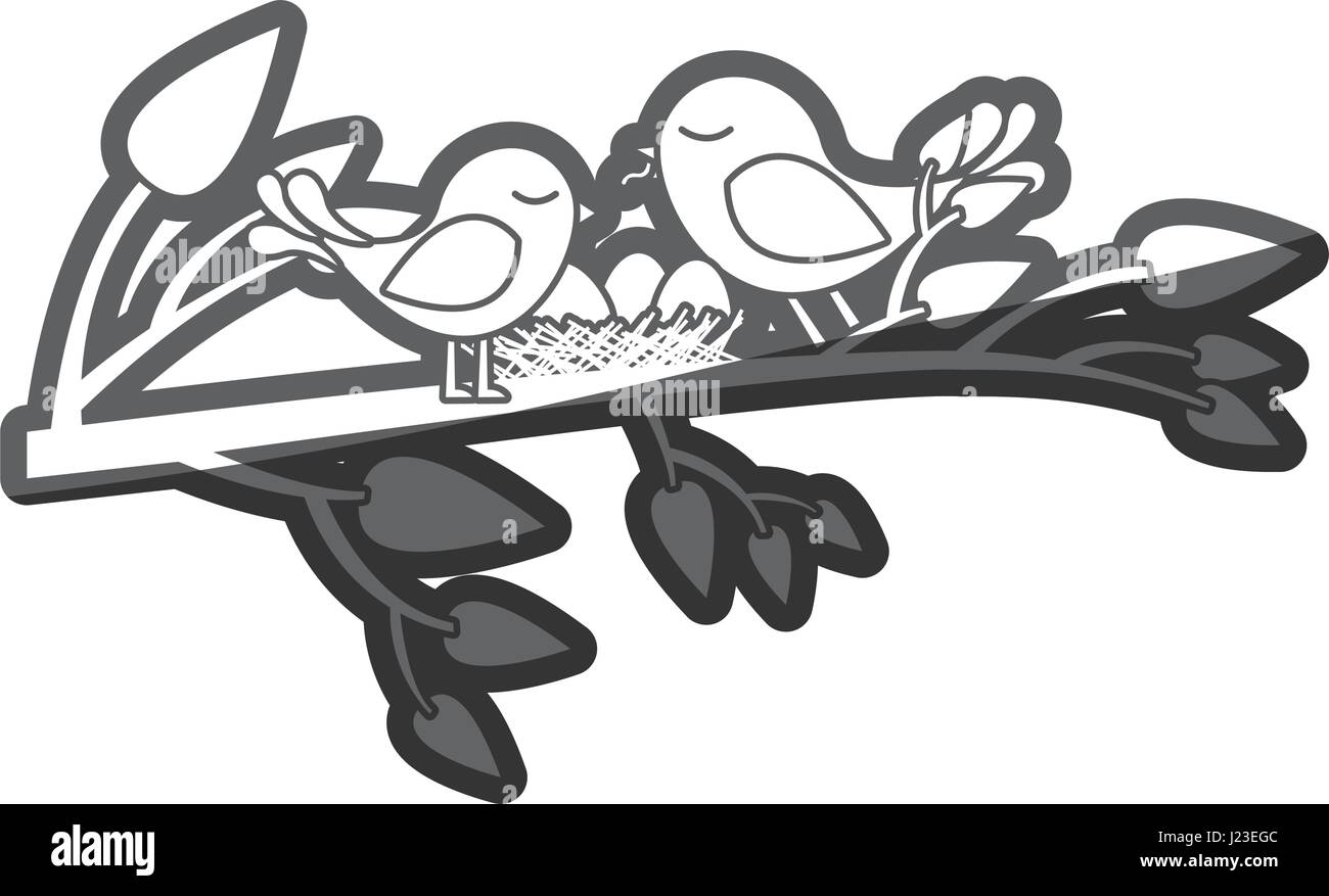 Birds Nest Stock Vector Images - Alamy