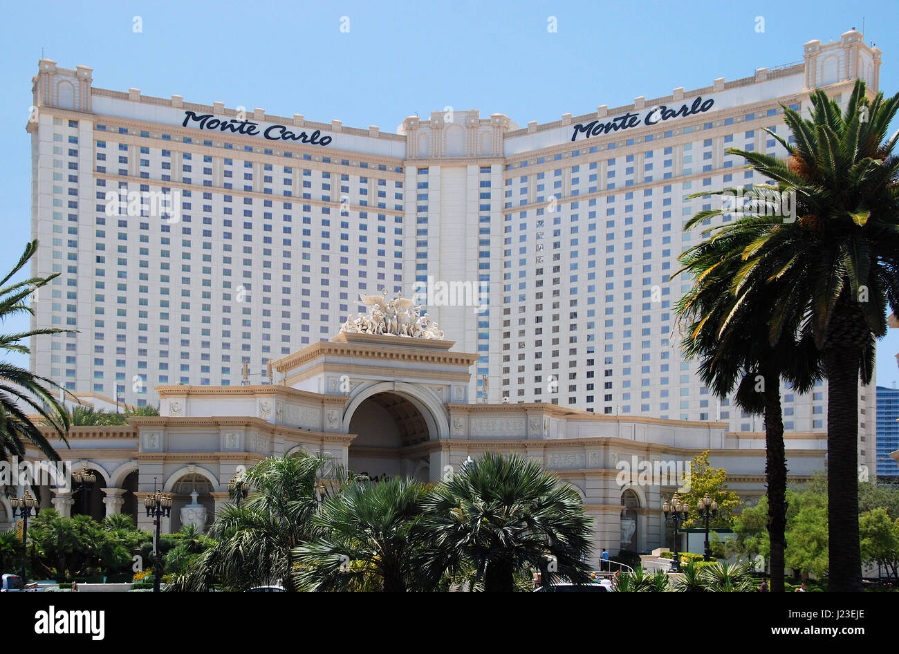 Monte Carlo Hotel and Casino, Las Vegas, Nevada, USA Stock Photo - Alamy