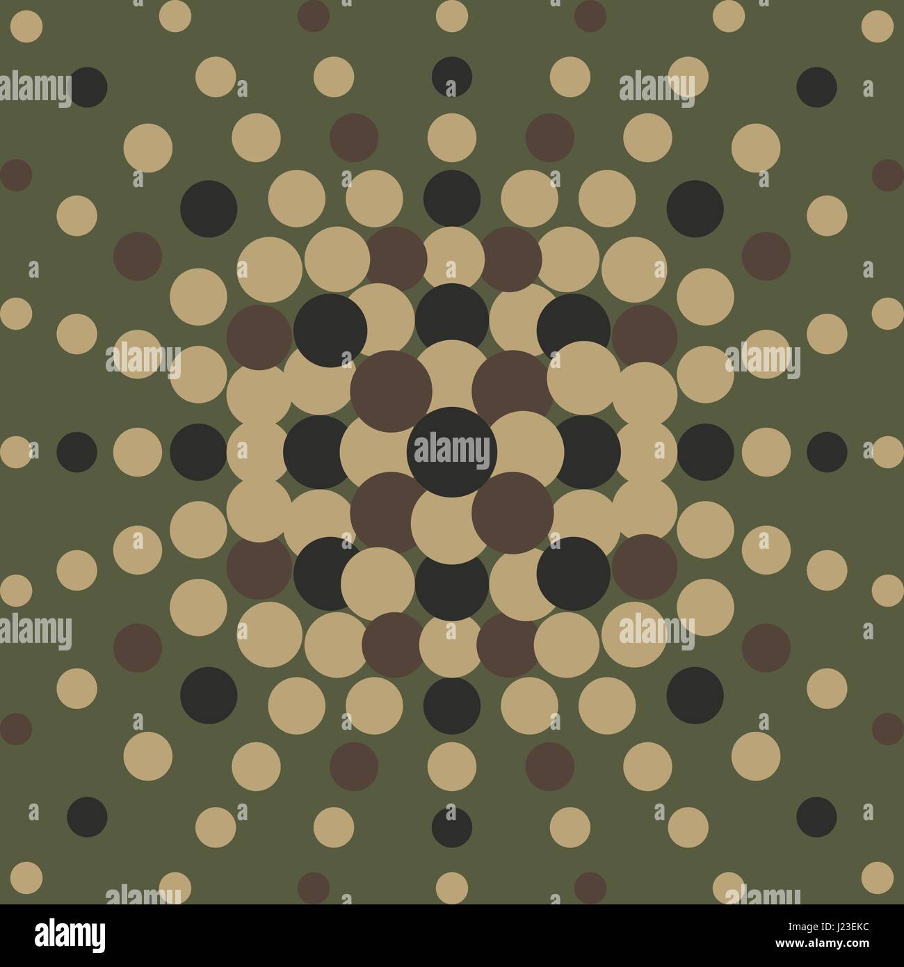 Halftone concentric dotted background Stock Vector Images - Alamy