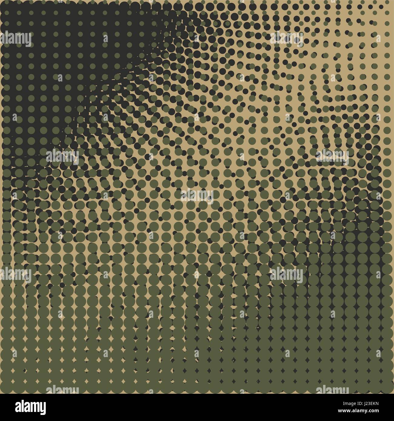 Halftone camo background. Vector dots texture retro. Abstract dotted ...