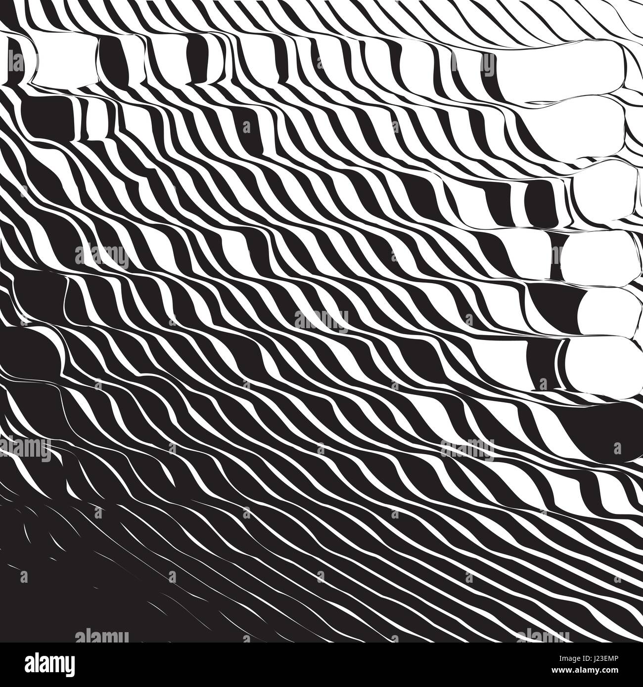 Halftone pattern background striped waves. Vector lines waved texture ...