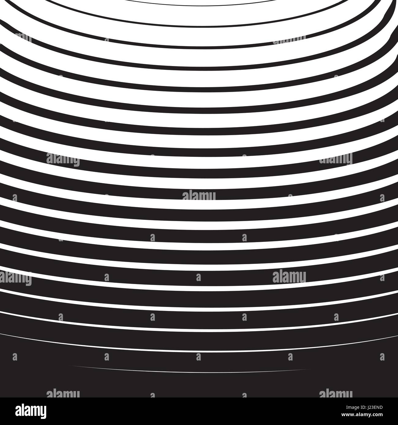 Halftone radial pattern background striped. Vector lines texture retro ...