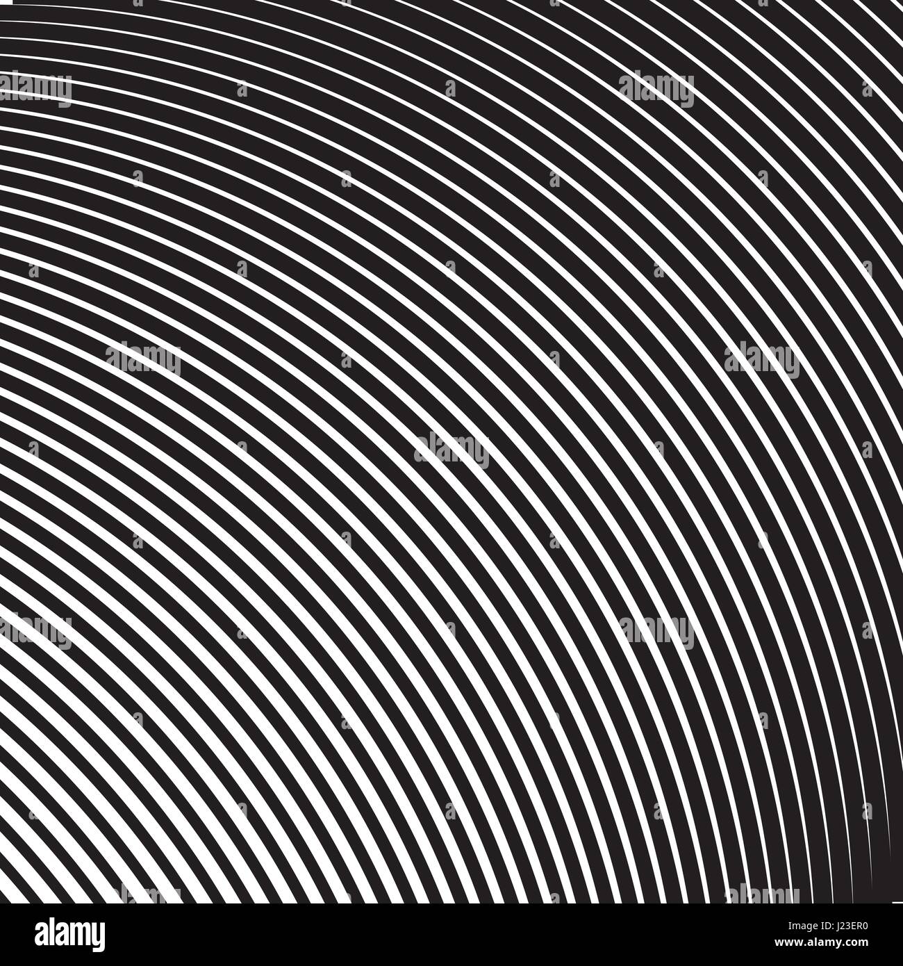 Halftone radial pattern background striped. Vector lines texture retro ...