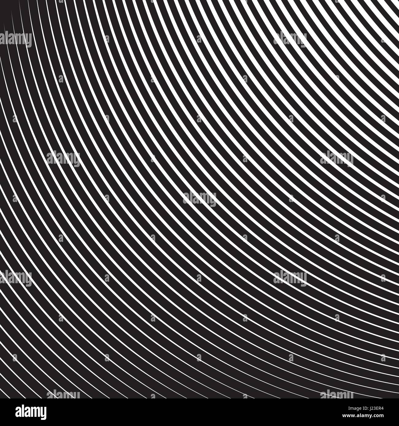 Halftone radial pattern background striped. Vector lines texture retro ...