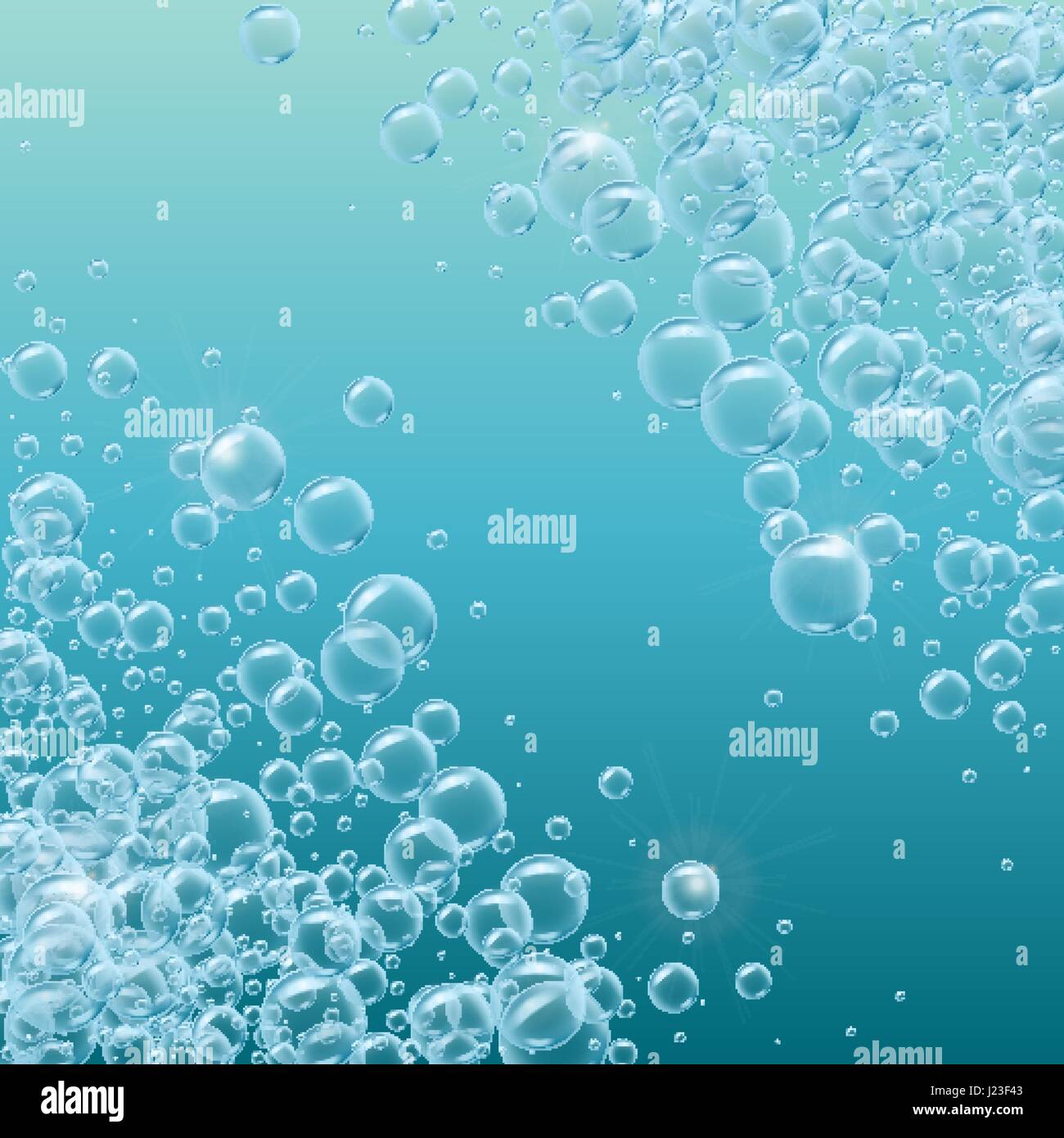 Realistic water bubbles background Stock Vector Image & Art - Alamy