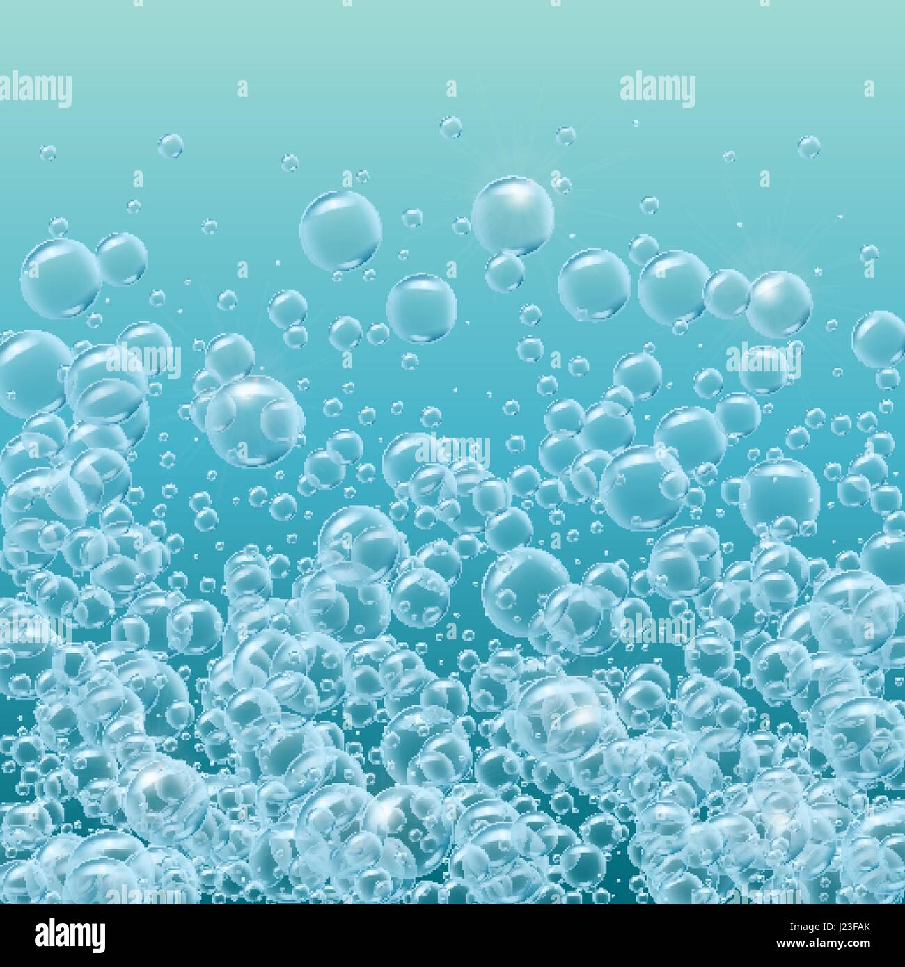Realistic water bubbles background Stock Vector Image & Art - Alamy