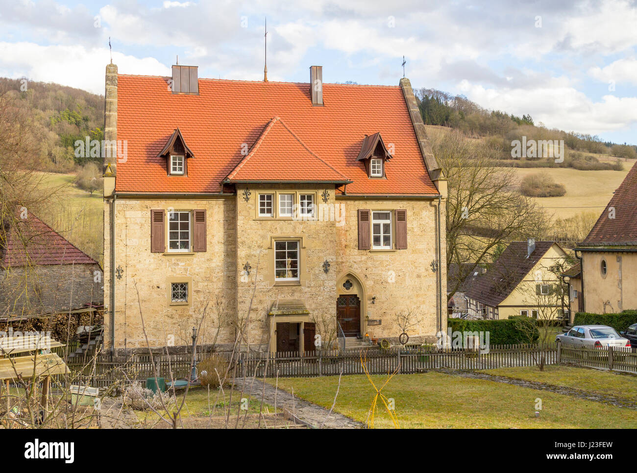 Old germany rural village hi-res stock photography and images - Alamy