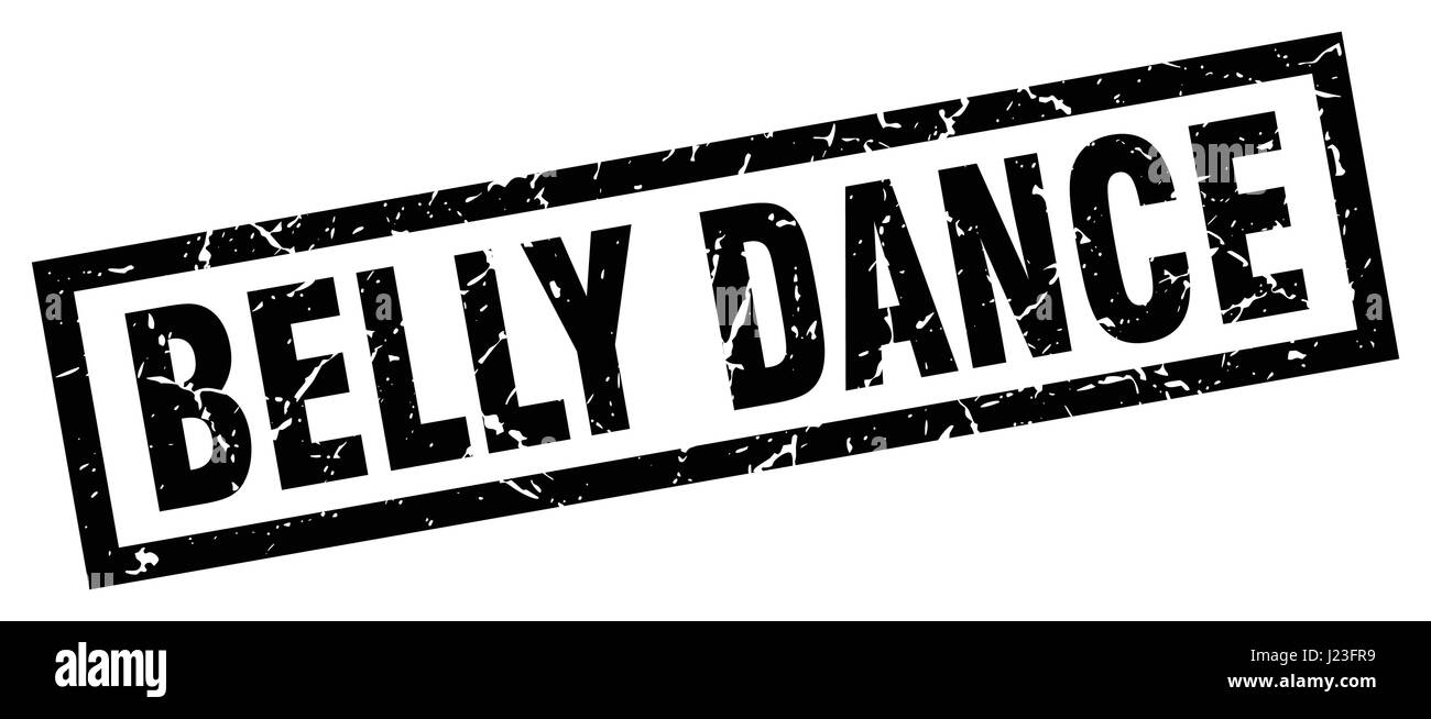 square grunge black belly dance stamp Stock Vector Image & Art - Alamy