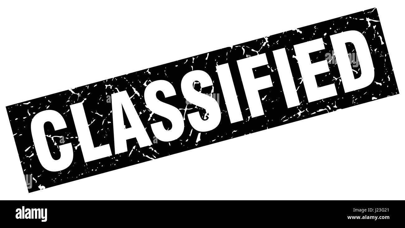 square grunge black classified stamp Stock Vector Image & Art - Alamy