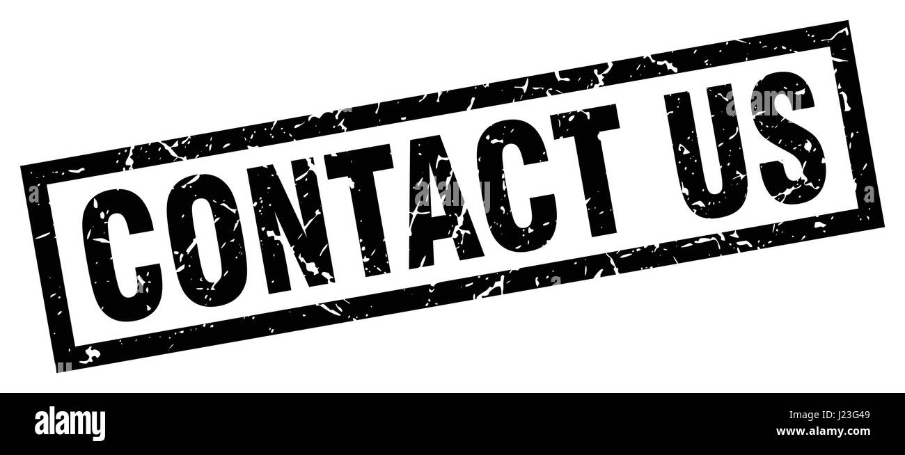 Contact us sticker square hi-res stock photography and images - Alamy