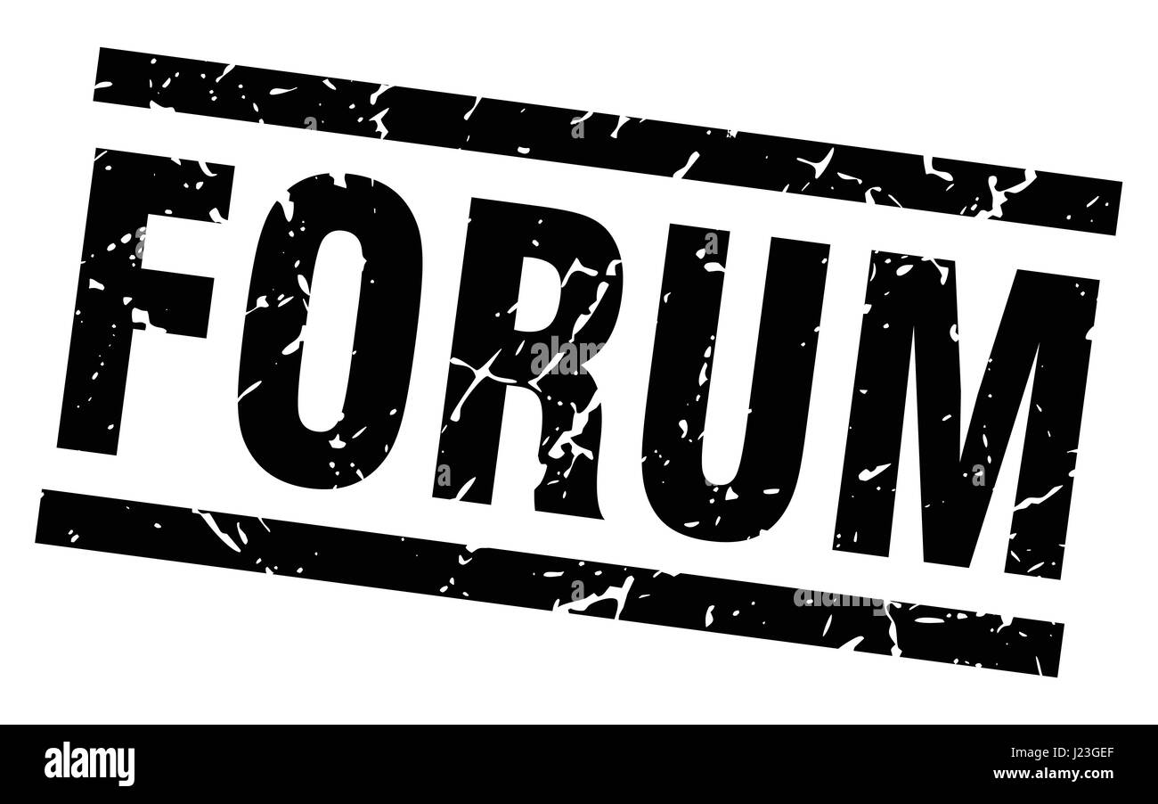 square grunge black forum stamp Stock Vector Image & Art - Alamy