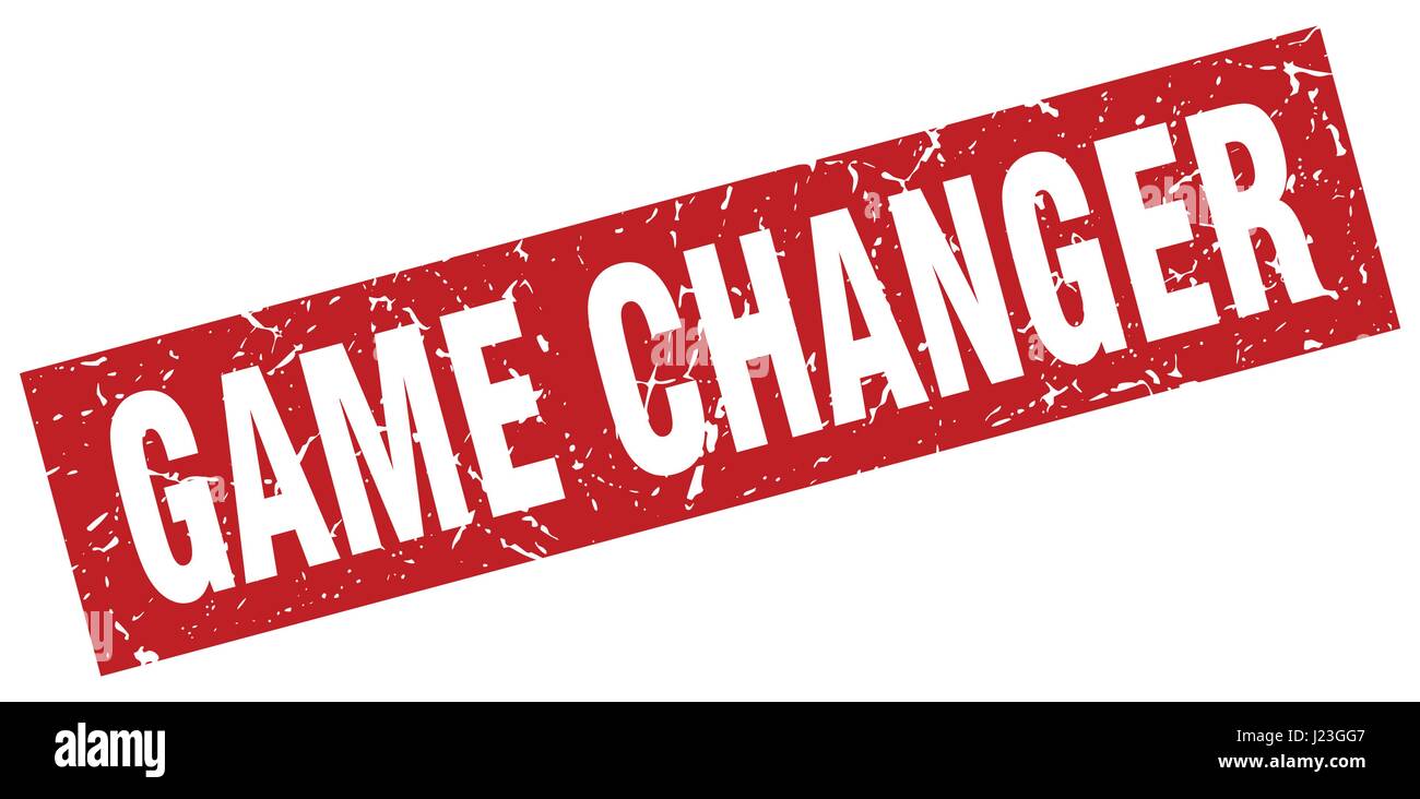 square grunge red game changer stamp Stock Vector Image & Art - Alamy
