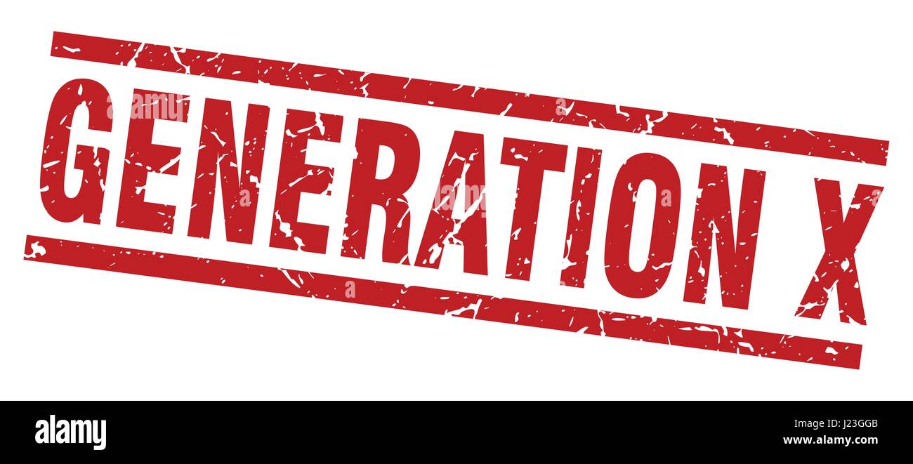 Square grunge red generation hi-res stock photography and images - Alamy