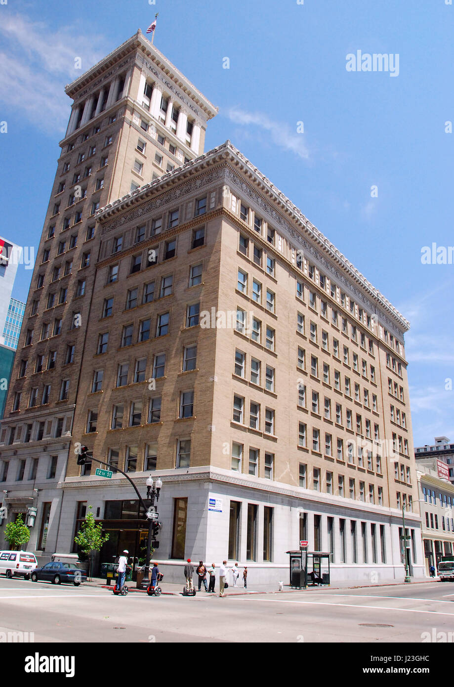 The Comercia Bank building on the intersection of 12th Street and ...