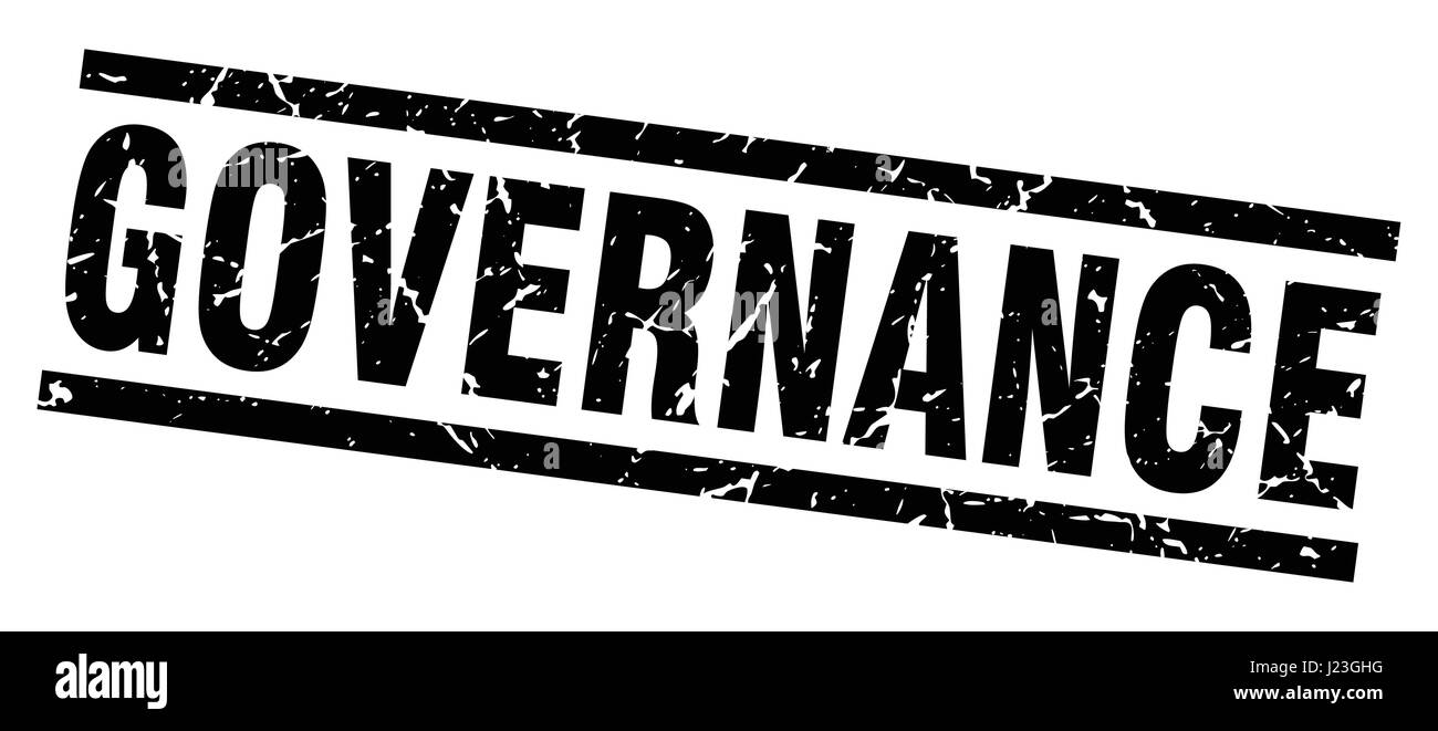 square grunge black governance stamp Stock Vector Image & Art - Alamy