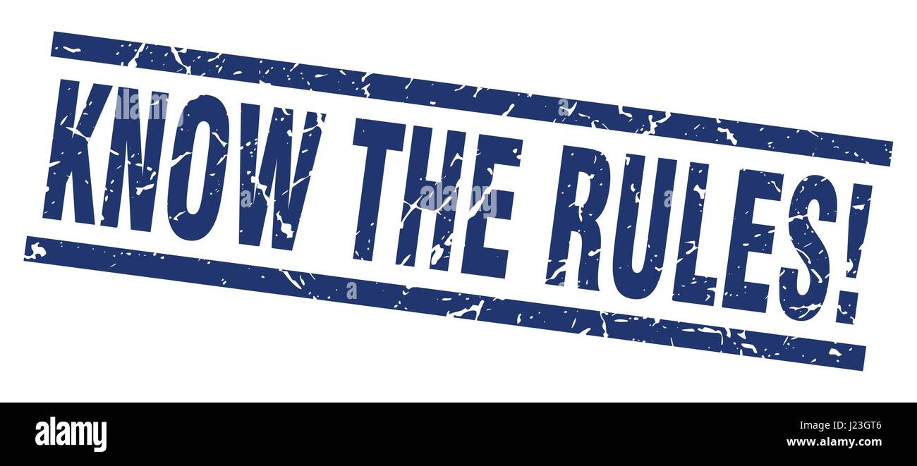 Know rules Stock Vector Images - Alamy