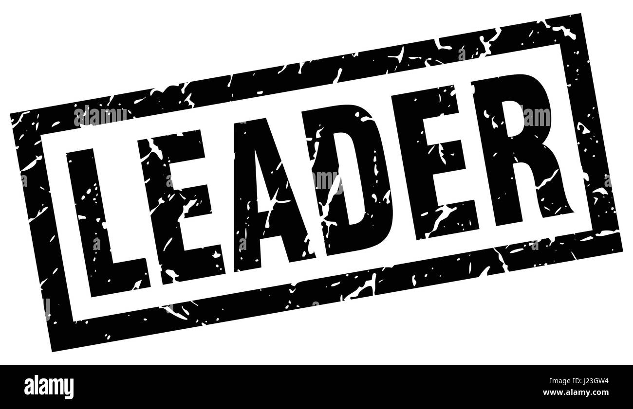 square grunge black leader stamp Stock Vector Image & Art - Alamy