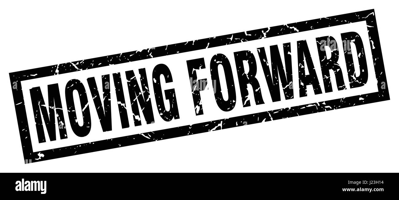 square grunge black moving forward stamp Stock Vector Image & Art - Alamy