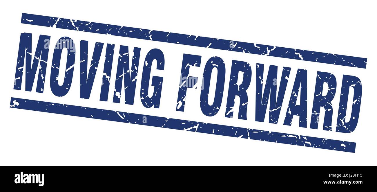 Moving forward stamp vintage hi-res stock photography and images - Alamy