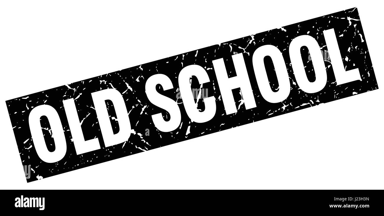 square grunge black old school stamp Stock Vector Image & Art - Alamy