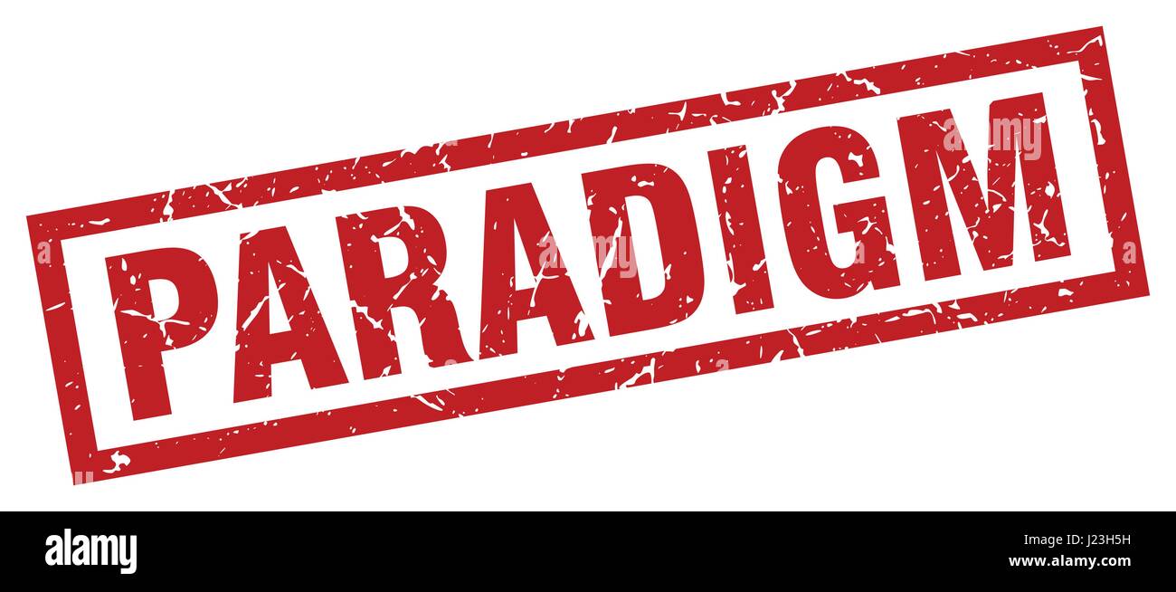 Paradigm square stamp grunge hi-res stock photography and images - Alamy