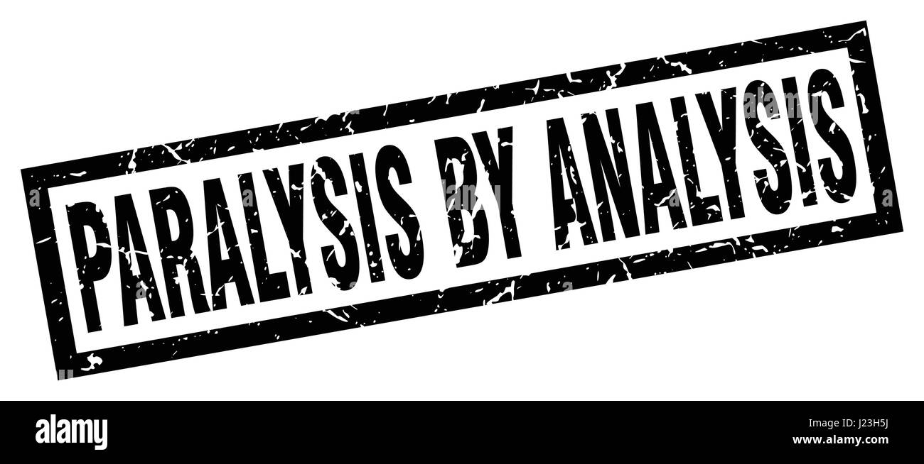 Paralysis by analysis Stock Vector Images - Alamy