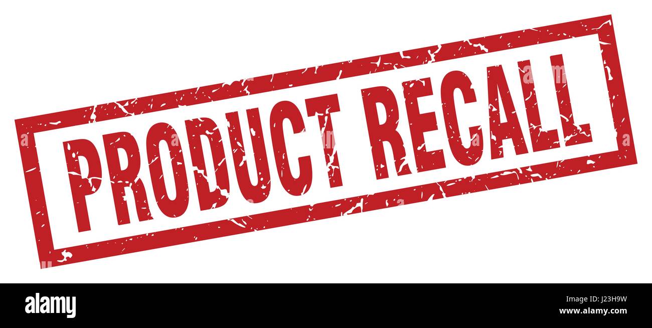 Product recall sticker square hi-res stock photography and images - Alamy