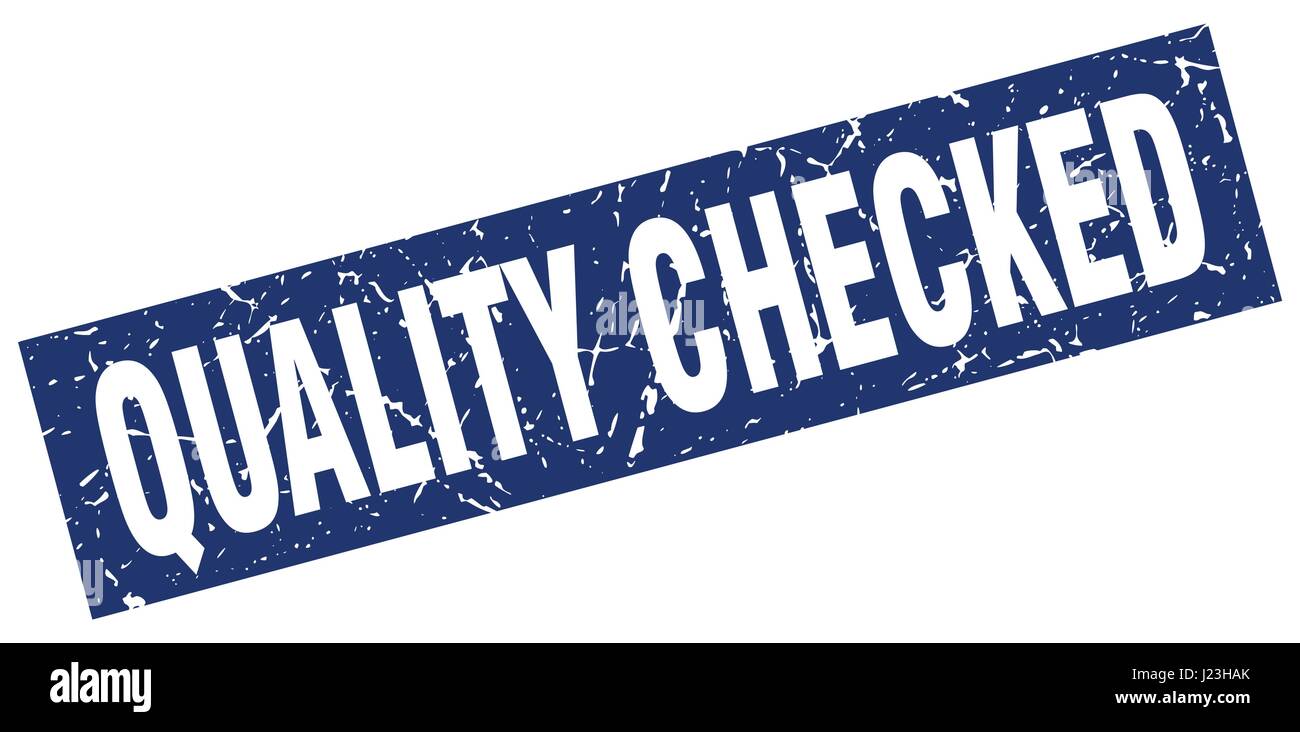 Quality checked banner template hi-res stock photography and images - Alamy