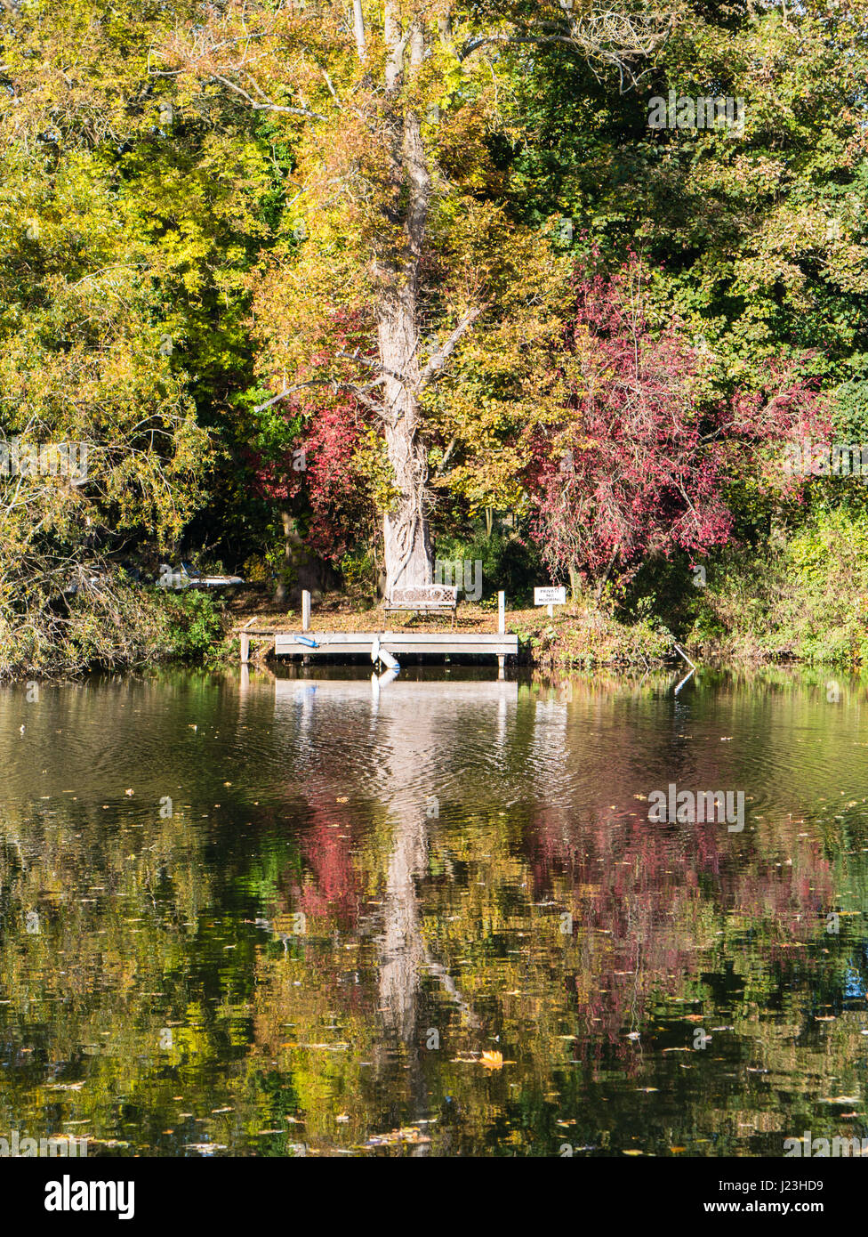 Bench, Pangbourne-on Thames, Reading, Berkshire, England, UK, GB Stock ...