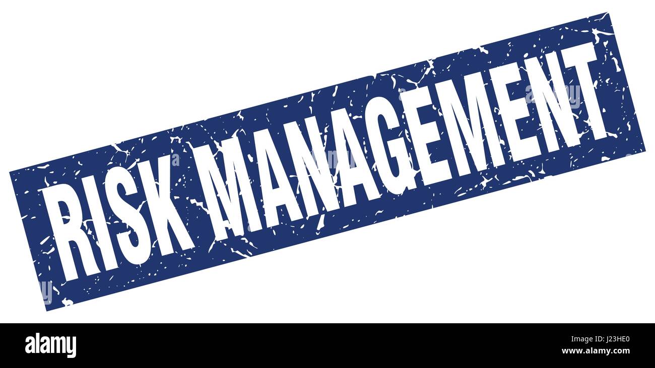 square grunge blue risk management stamp Stock Vector Image & Art - Alamy