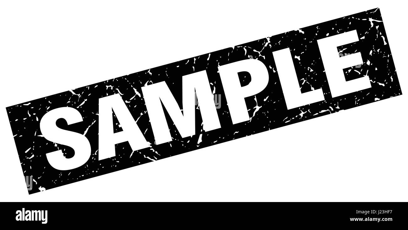 square grunge black sample stamp Stock Vector Image & Art - Alamy
