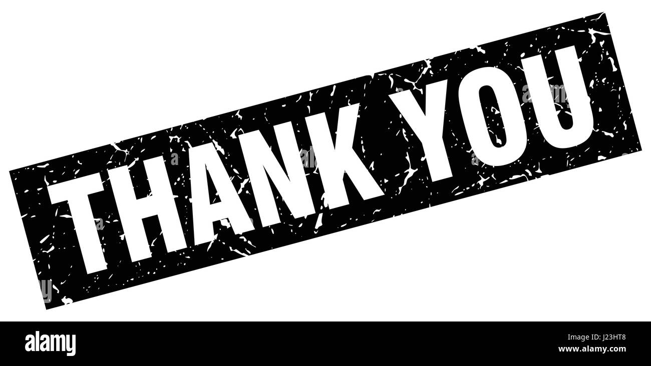 Thank stamp square grunge Stock Vector Images - Alamy