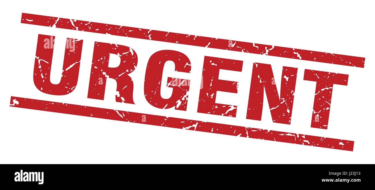 square grunge red urgent stamp Stock Vector Image & Art - Alamy